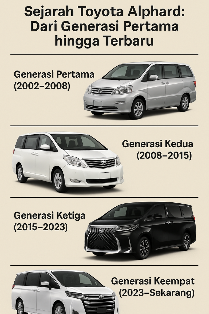 Sejarah Toyota Alphard: Dari Generasi Pertama hingga Terbaru - Mobil Klasik